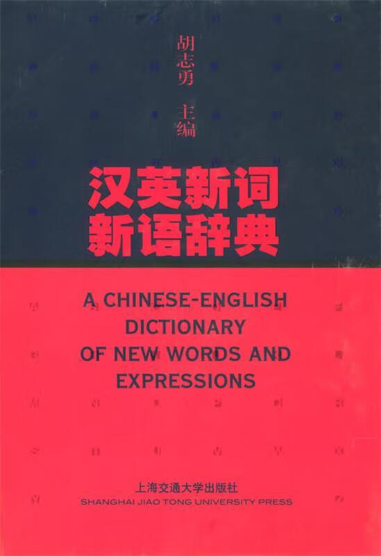汉英新词新语辞典 胡志勇 主编【书】