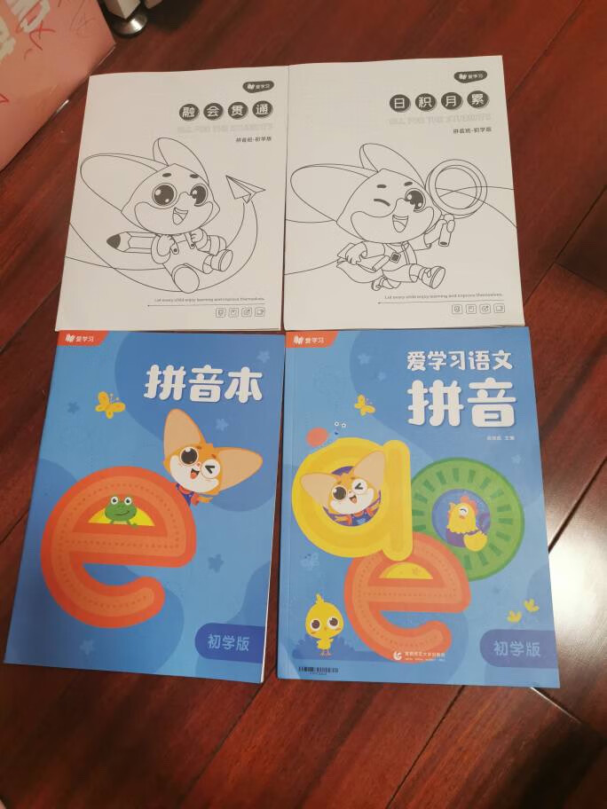 书 爱学习拼音 幼小衔接大班 /巩固版 全年一套 单套价 初学版