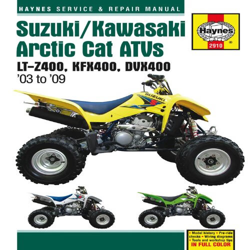 Suzuki/Kawasaki Artic Cat ATVs 2003 to 2009