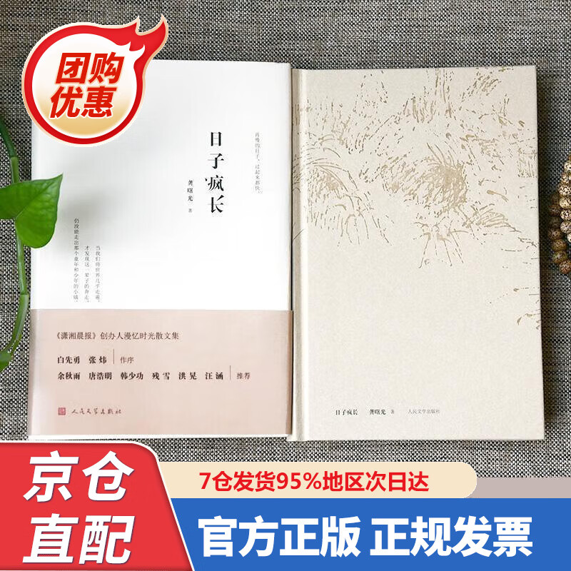 【新书】日子疯长（209精装版） 978702043054 龚曙光 人民文学出版社有限公司