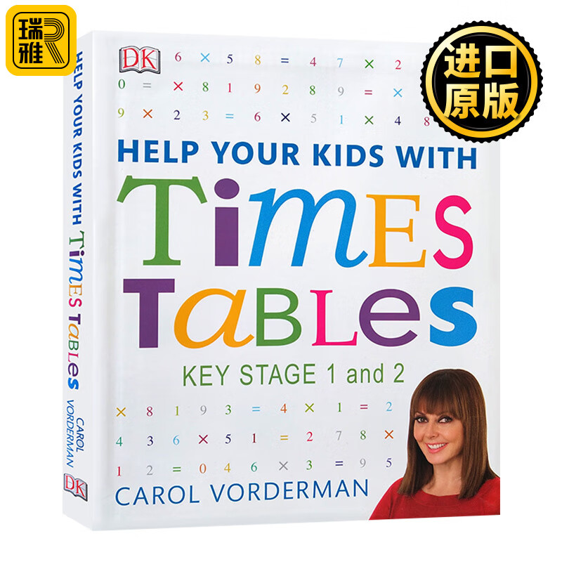 英文原版 帮助你的孩子学习乘法 DK Help Your Kids With Times Table Carol Vorderman 全英文版进口原版英语书籍