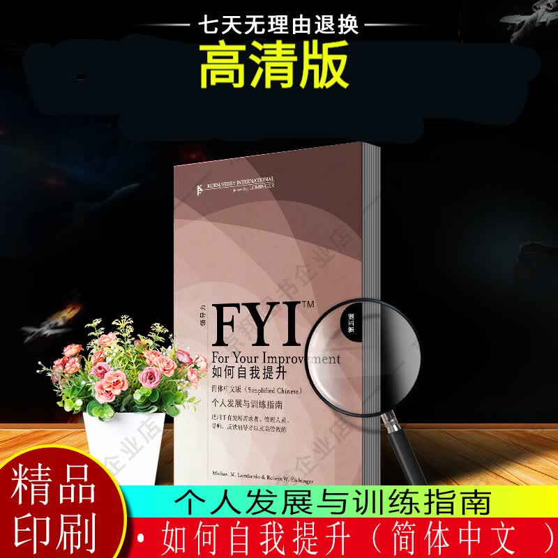定制款 FYI For Your Improvement如何自我提升 简体中文 第五版 文 第五版 文 第五版