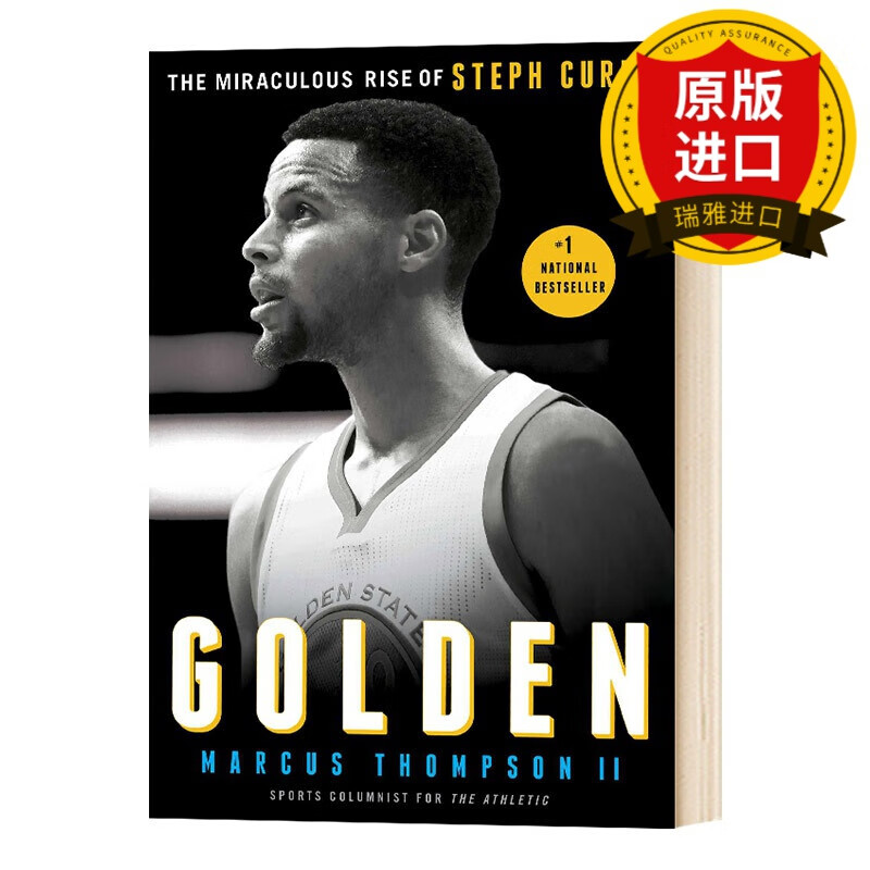 英文原版 金子 斯蒂芬库里传记 Golden: The Miraculous Rise of Steph Curry 人物传记 英文版 Marcus Thompson 进口英语书籍