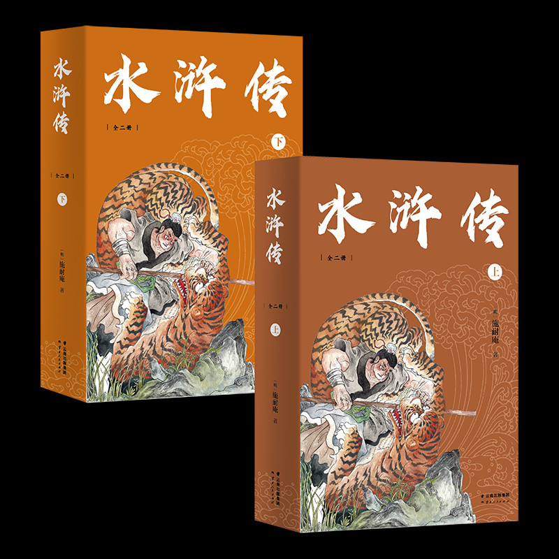 水浒传全二册（亲近母语中文分级阅读九年级，阅读滋养心灵，难字注音注释）果麦文化出品