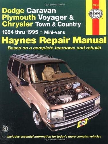 Dodge Caravan, Plymouth Voyager & Chrysler Town & Country (1984-1995) Haynes Repair Manual