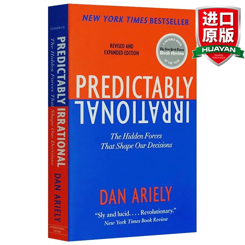 【瑕疵书】可预测的非理性 英文原版 Predictably Irrational 怪诞行为学1