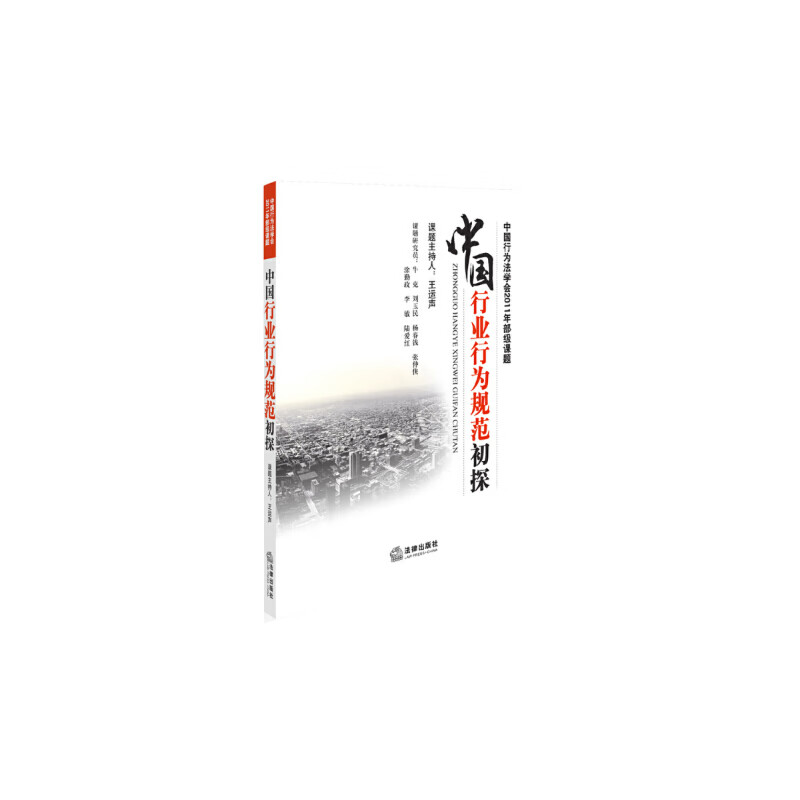 【现货】中国行业行为规范初探