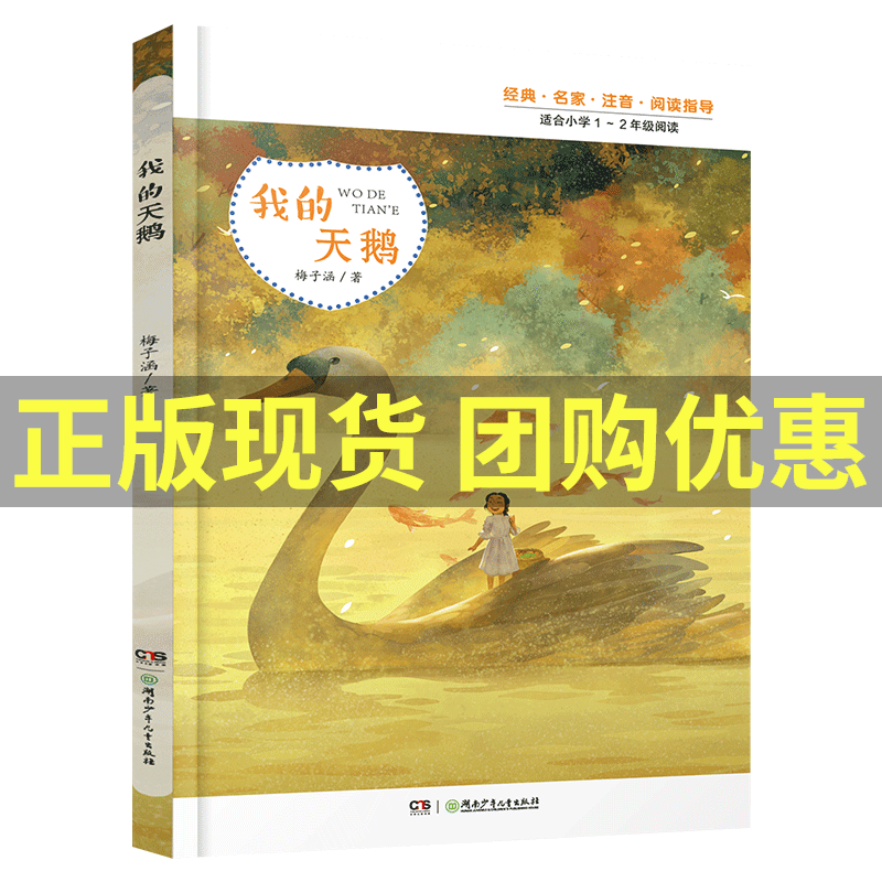 我的天鹅 湖南少年儿童出版社梅子涵湖南省阅美湖湘二年级小学课外书阅读墨香经典2年级老师推荐必读书目 我的天鹅-湖南少年儿童出版社