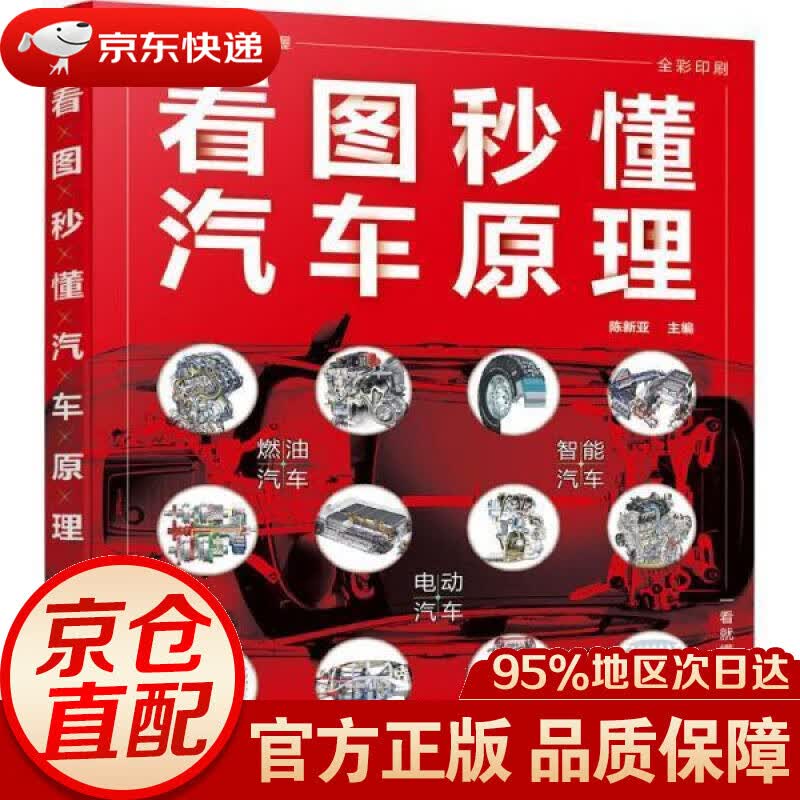 【 】看图秒懂汽车原理（燃油电动智能汽车 415张高清彩图） 陈新亚 化学工业出版社