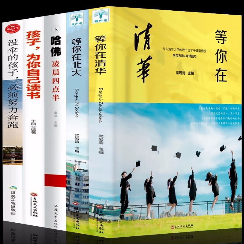 全5册等你在清华北大全套中高考学习窍门清华北大不是梦考入清华的学子高效学习方法