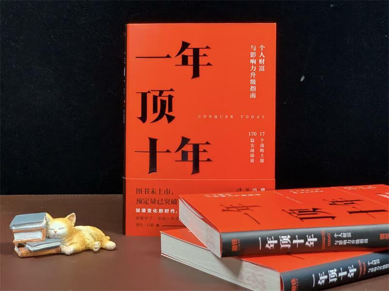 附赠PPT+精品书单一年顶十年剽悍一只猫彪悍樊登冯仑个人影响力打造财富升级指南
