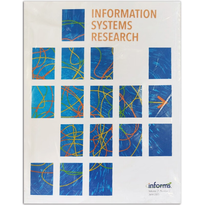【单期可选】Information Systems Research 信息系统研究 2020年月刊 2020年6月刊