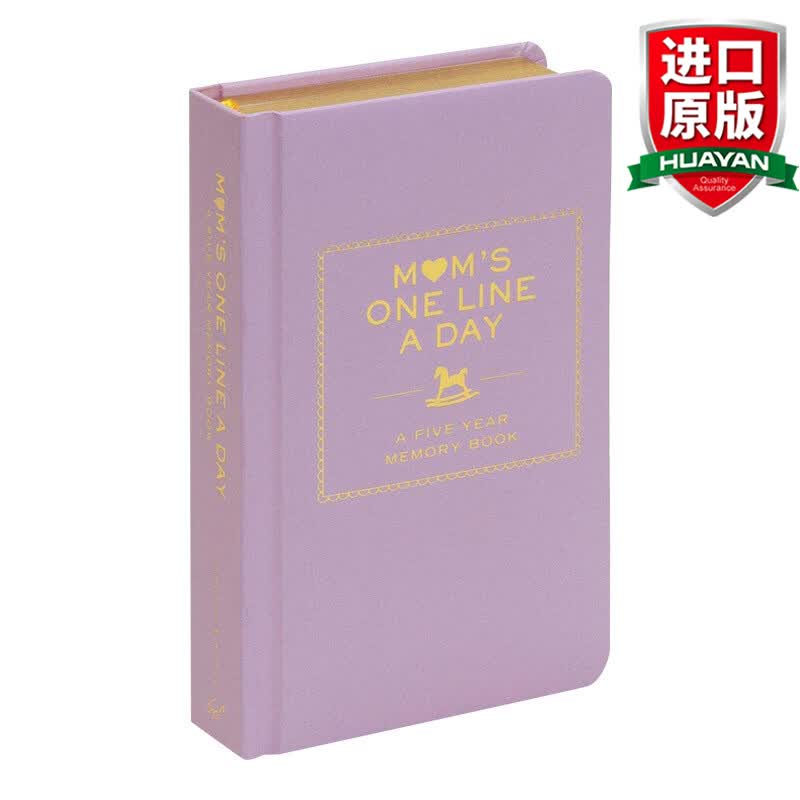 Mom's One Line a Day 英文原版 妈妈一天一条线 英文版 进口英语原版书籍