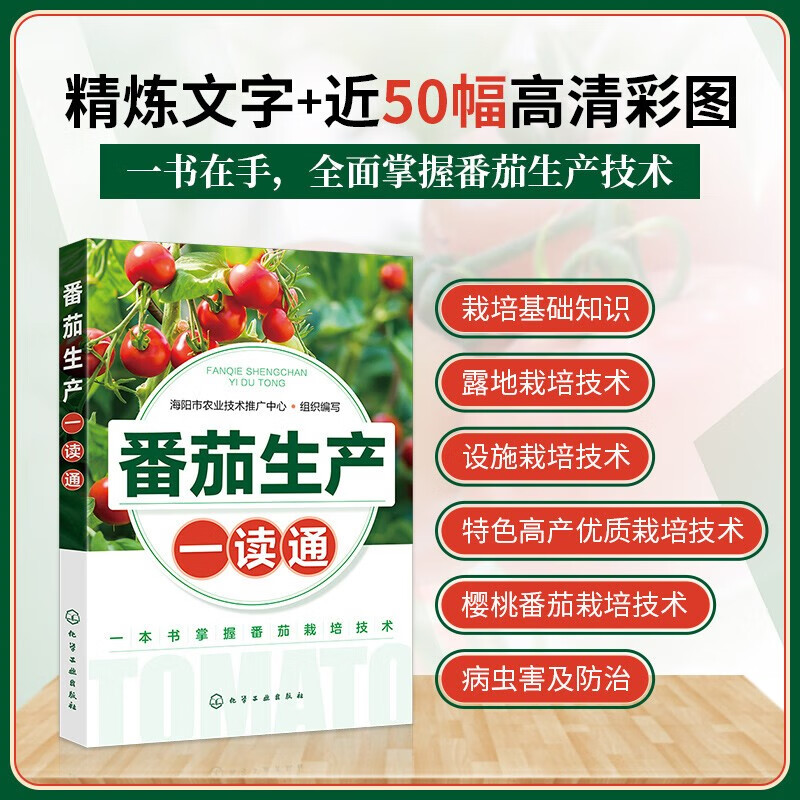 番茄生产一读通 一本书掌握番茄栽培技术 番茄种植技术大全书 番茄设施栽培技术 番茄病虫害防治 番茄棚室栽培 番茄田间管理 樱桃番茄栽培技术 番茄高产优质栽培技术 农业果蔬栽培技术指导书