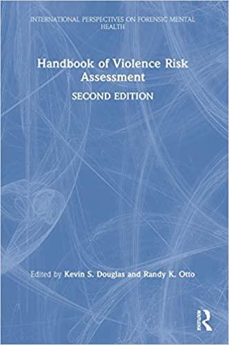 Handbook of Violence Risk Assessment