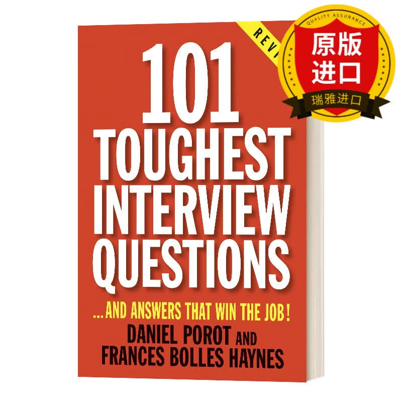 英文原版 101个棘手的面试问题 101 Toughest Interview Quests 英文版 进口英语原版书籍
