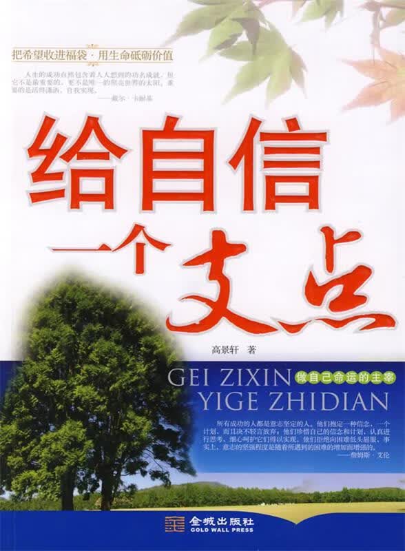 给自信一个支点 高景轩