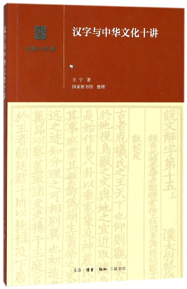 【旗舰店官网】 汉字与中华文化十讲/国图公开课 王宁