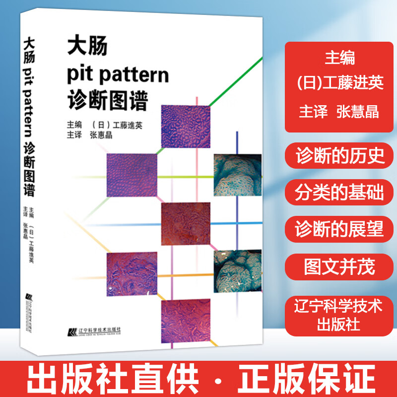 大肠pit pattern诊断图谱 (日)工藤进英 主编 辽宁科学技术出版社 消化内镜操作手册实用消