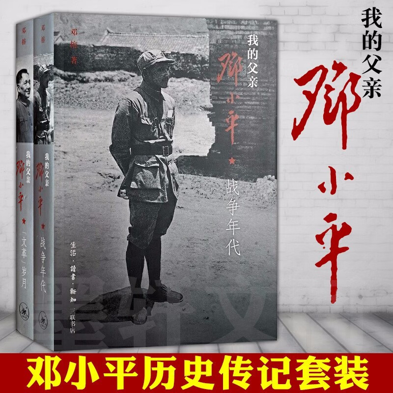 我的父亲邓小平 套装共2册战争年代+文革岁月 上下卷 邓榕 著 三联