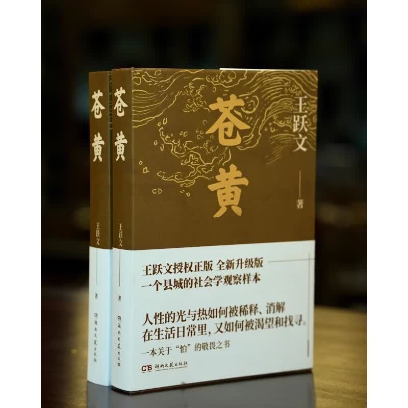 现货 苍黄(23）9787572610448 王跃文湖南文艺出版社小说