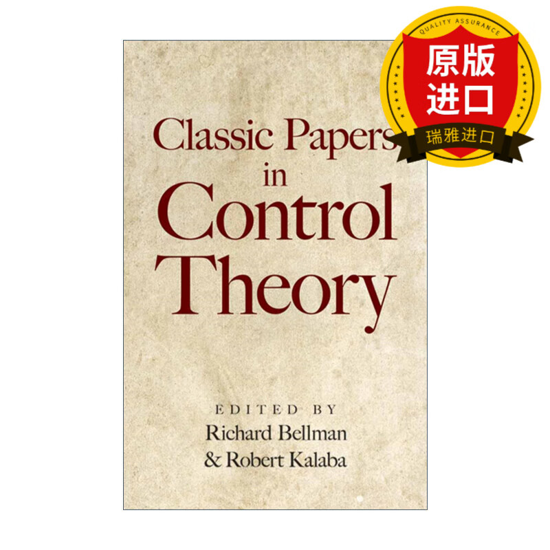 英文原版 Classic Papers in Control Theory Dover Books on Engineering 控制理论经典论文 数理 Richard Bellman 进口英语书籍