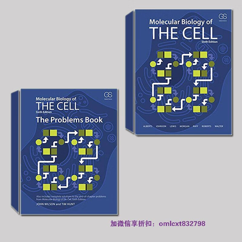 纸质molecular生物 biology of the cell the problems book 6th A4彩印纸质课本
