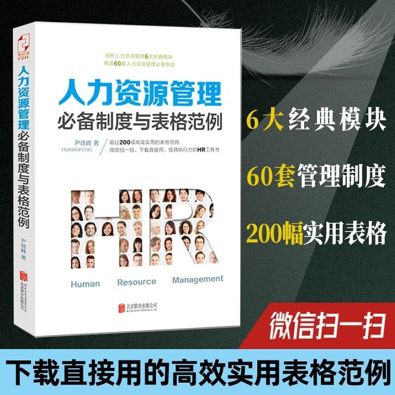 人力资源管理制度与表格范例 专业HR案前书，涵盖当下人力资源管理工作六大模块所有技能、知识与工具 正