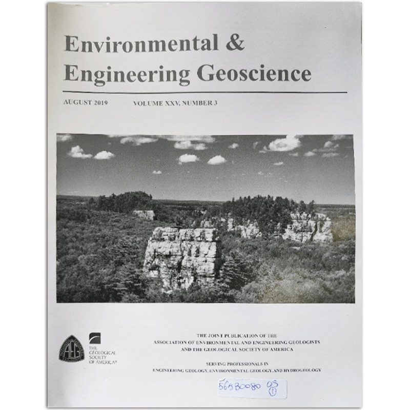 【单期可选】Environmental&Engineering Geoscience 环境与工程地质 2019年3月刊