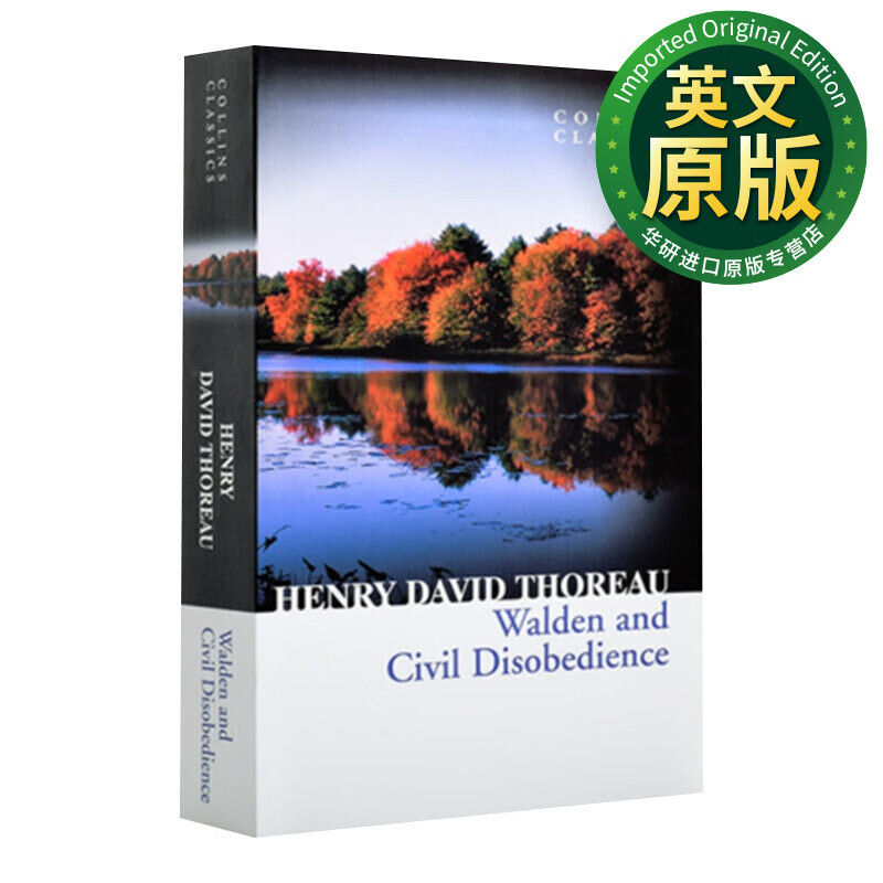 Walden and Civil Disobedience 瓦尔登湖 Collins Classics 柯林斯经典系列 蓝思1340L 英文原版 英文版