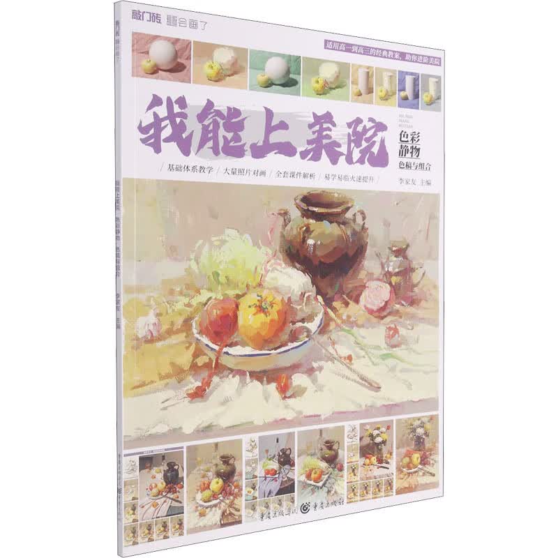 色彩静物. 色稿与组合