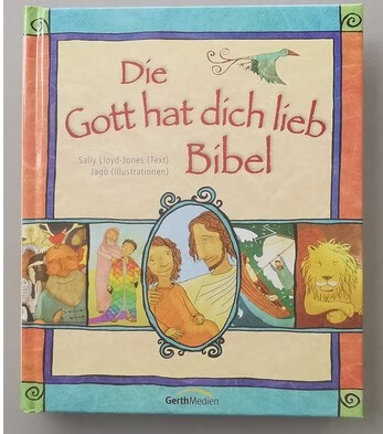 乾阅精美插图 德语儿童阅读故事书  少儿德文阅读读物  Bibel 厚本