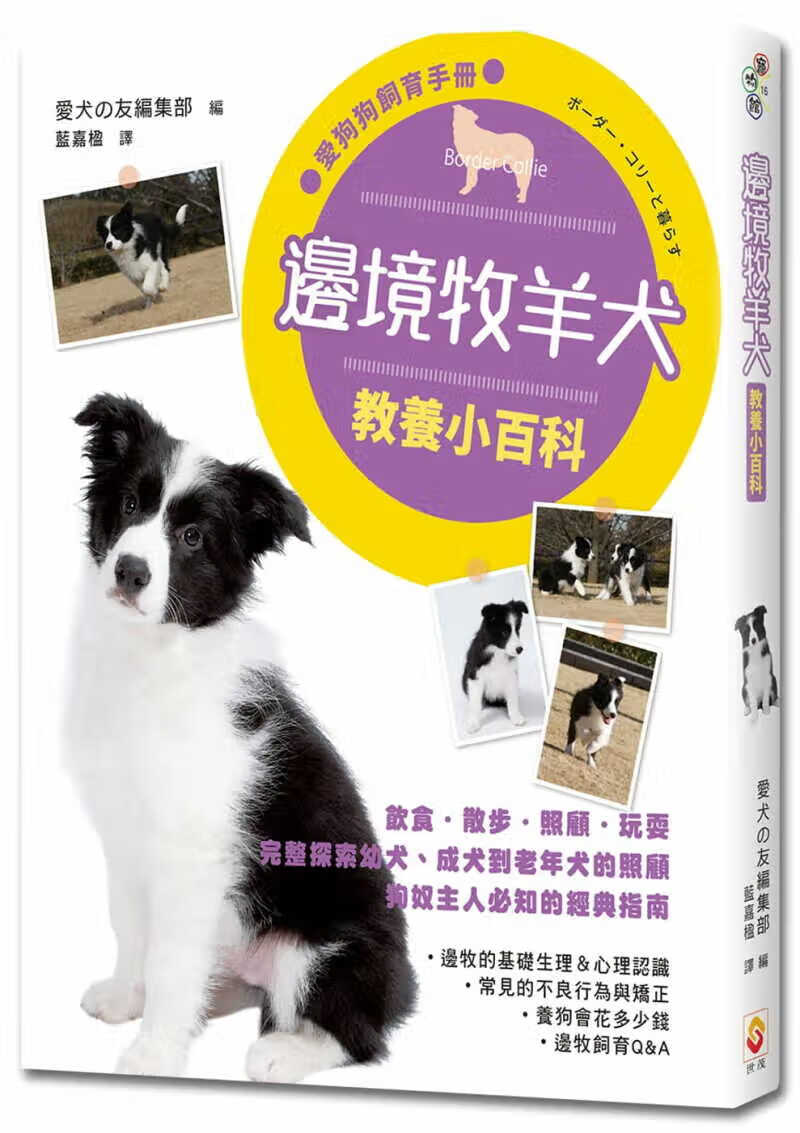 现货版进口图书边境牧羊犬教养小百科世茂生活风格