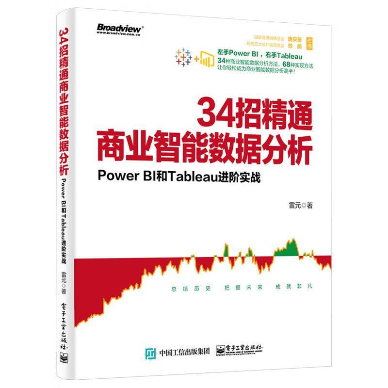 34招精通商业智能数据分析：Power BI和Tableau进阶实战 雷元 电子工业出版社