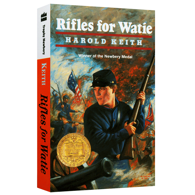 【瑕疵书】英文原版 给威蒂的枪 Rifles for Watie 纽伯瑞儿童文学金奖