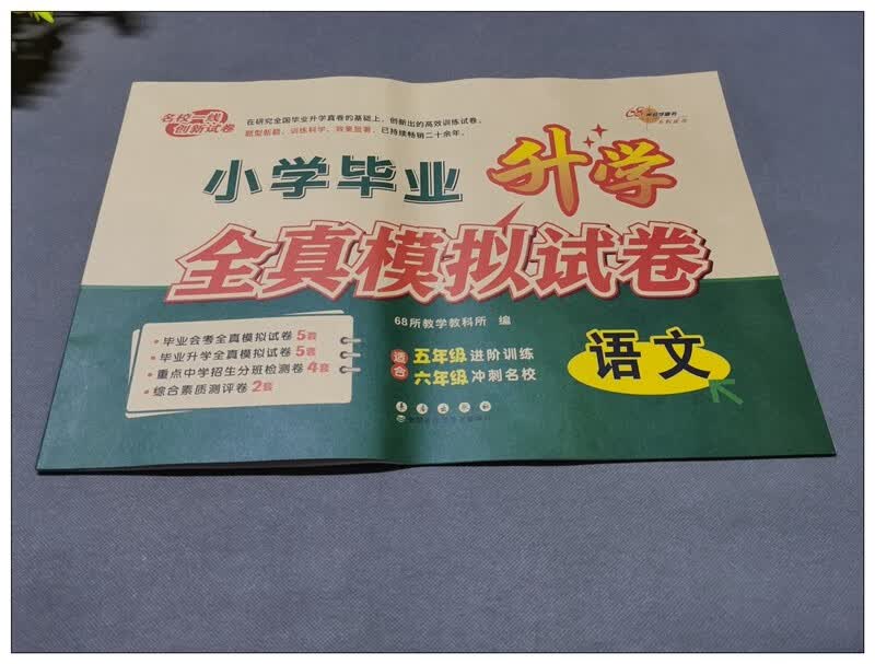 68所名校2023年新版新题型举一反三完全训练小学语文数学小升初习题6年级教辅资料小学数学练习题小学升初中奥数举一反三 语文