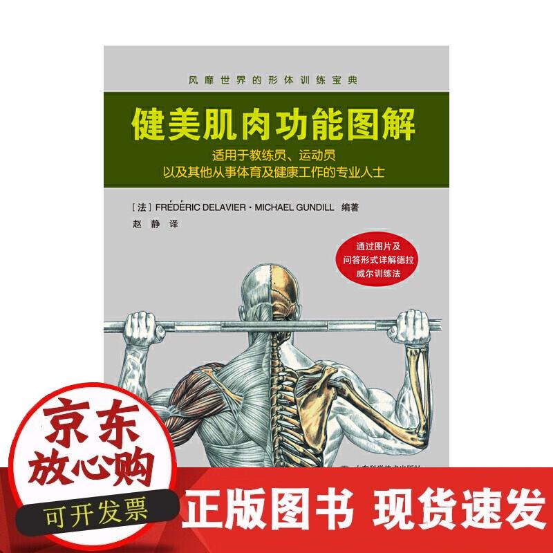 【现货】健美肌肉功能图解