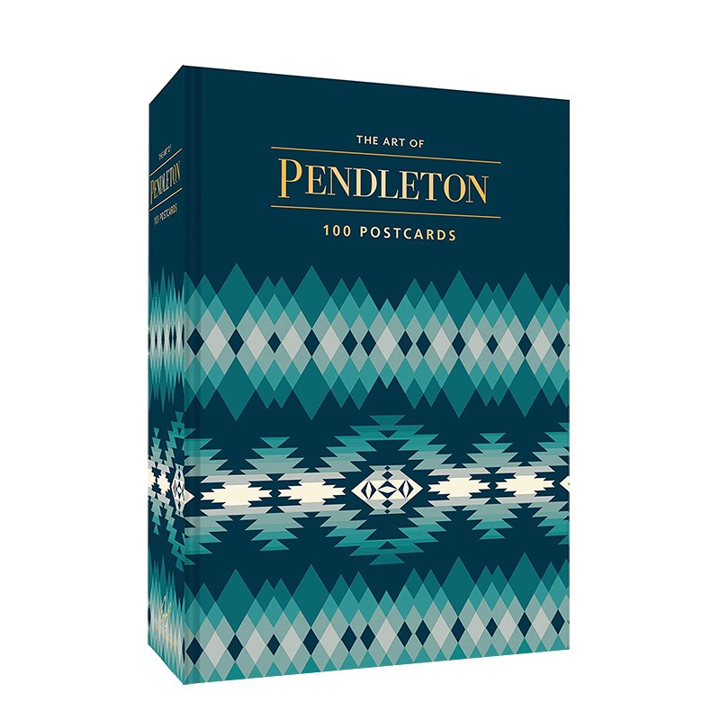 The Art of Pendleton 彭德顿的艺术明信片盒:100张明信片 英文原版图书