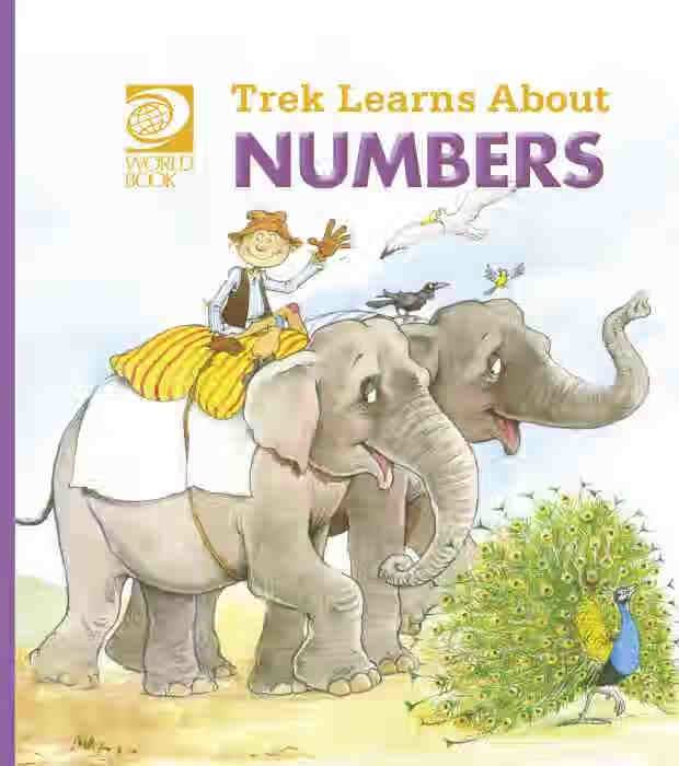 预售 按需印刷Trek Learns About Numbers