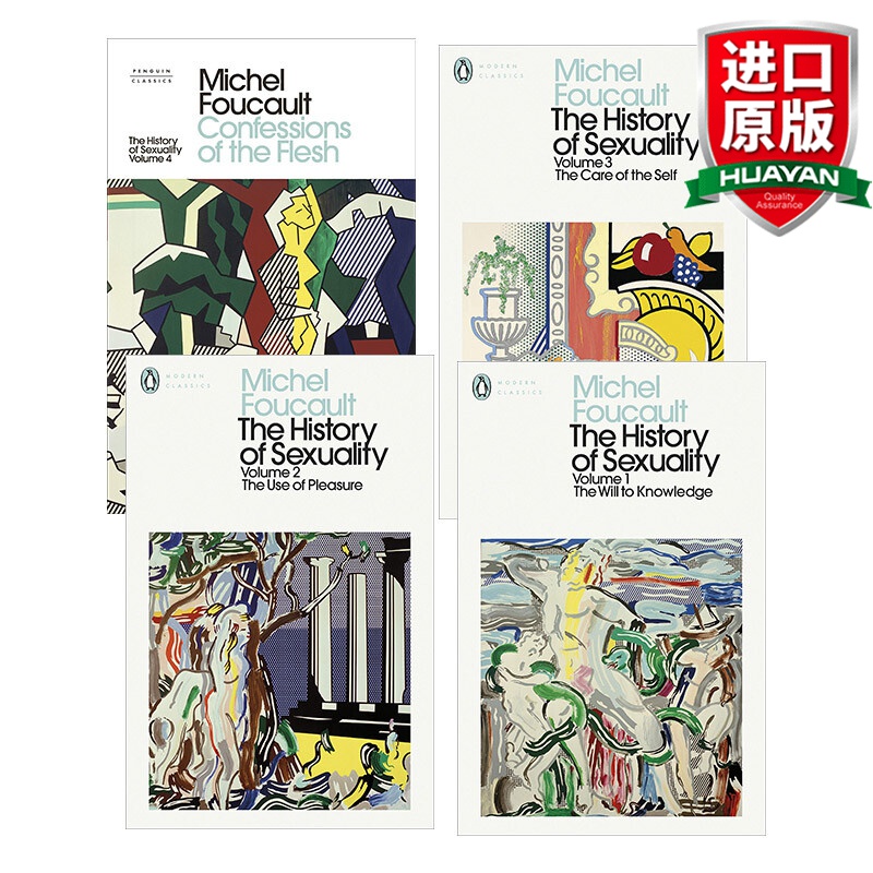 The History of Sexuality 英文原版 性经验史系列4本套装 米歇尔福柯 英文版 进口英语原版书籍