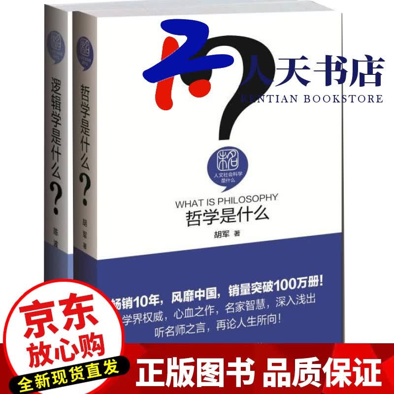 哲学是什么+逻辑学是什么 2册 北京大学出版社 哲学书籍