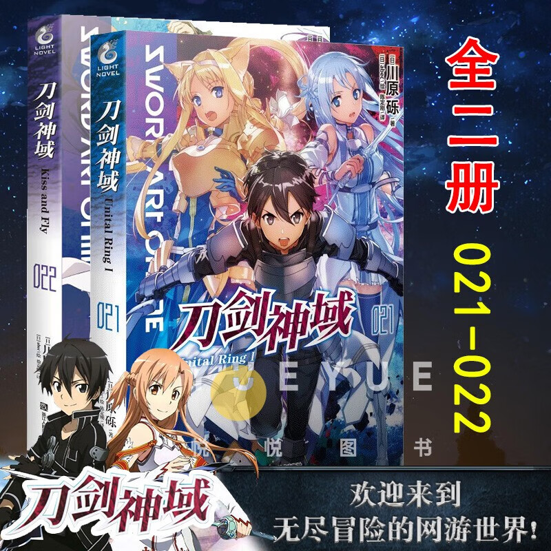 刀剑神域小说外传进击篇全套可选 刀剑神域21-22