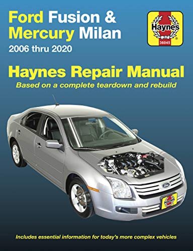 Ford Fusion & Mercury Milan (06-20) Haynes Repair Manual