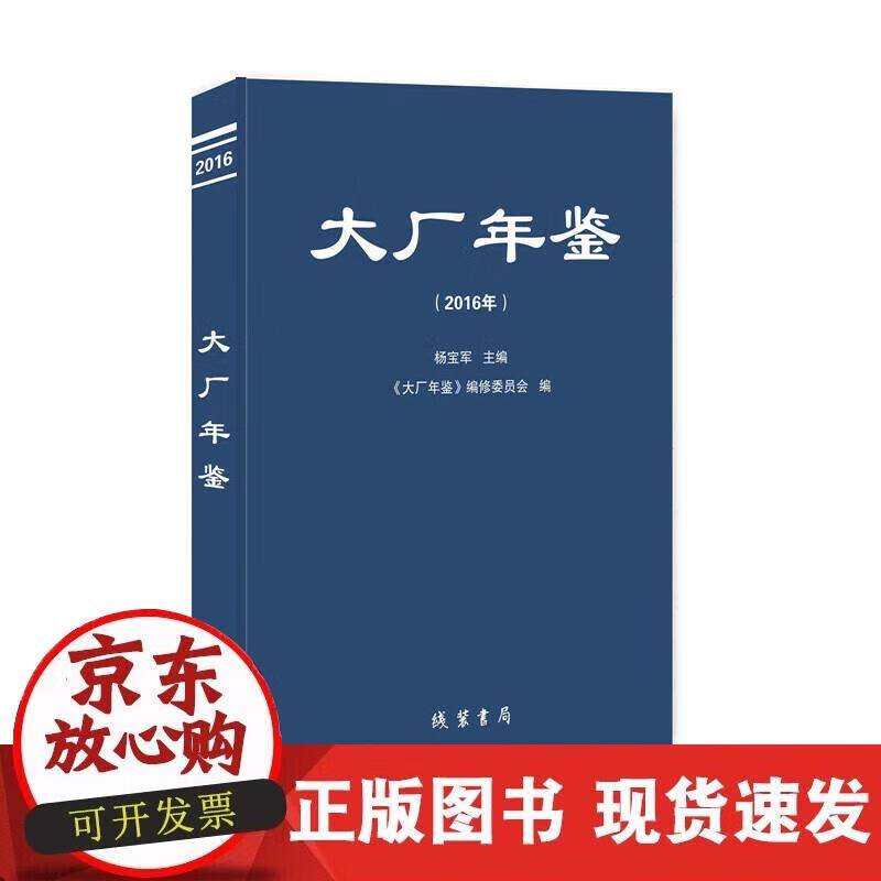 【现货】大厂年鉴.2016年