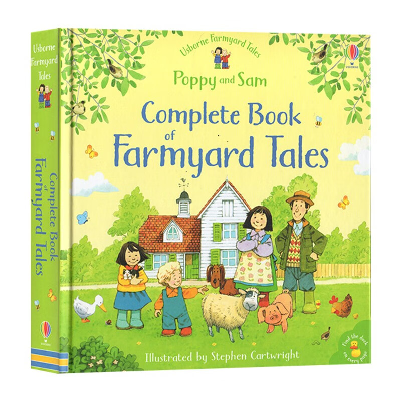 英文原版 Usborne Poppy and Sam Complete Book of Farmyard Tales 精装 农场故事合集 尤斯伯恩 儿童课外阅读图画故事书 . 梦想童趣城