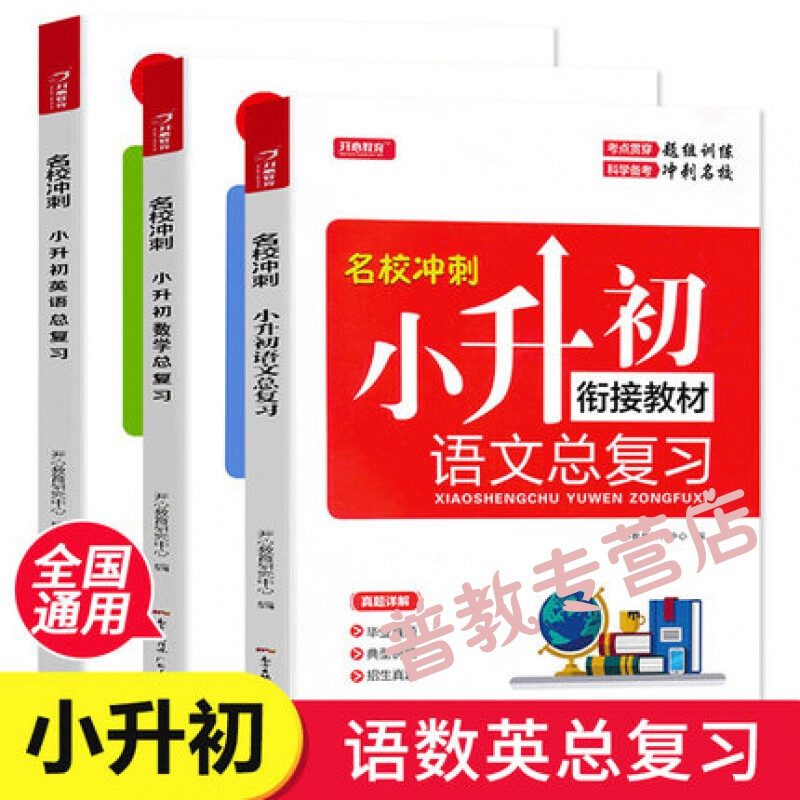 正规名校冲刺小升初总复习语文数学英语真题卷必刷题人教版模拟试卷小学六年级毕业升学衔接教材语数英全套专项训