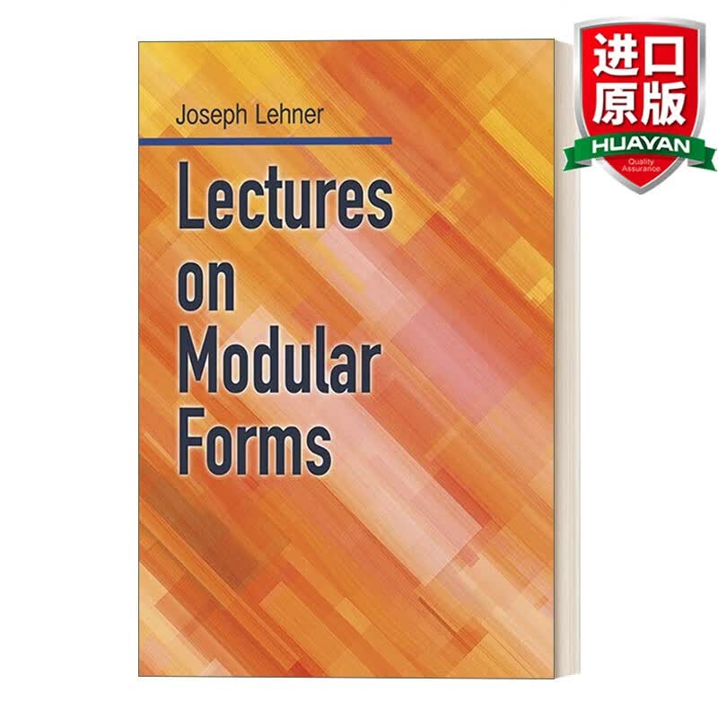 Lectures on Modular Forms 英文原版 模块形式讲座 英文版 进口英语原版书籍