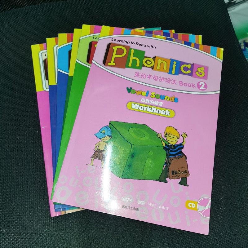 英语字母拼读法. 字母的发音LEARNING TO READ WITH PHONICS【英语字母拼读法 BOOK 】六册合售都