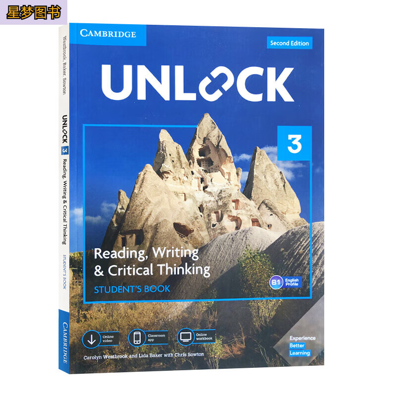 【自营】剑桥英语教材Unlock教材第二版Reading Writing Listening Speaking 1 2 3 4 5 阅读听力口语 剑桥少 UNLOCK 3级（阅读写作）