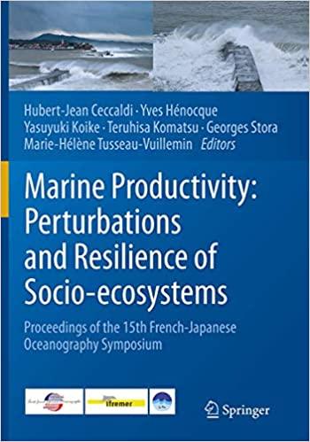 Marine Productivity: Perturbations and Resilienc